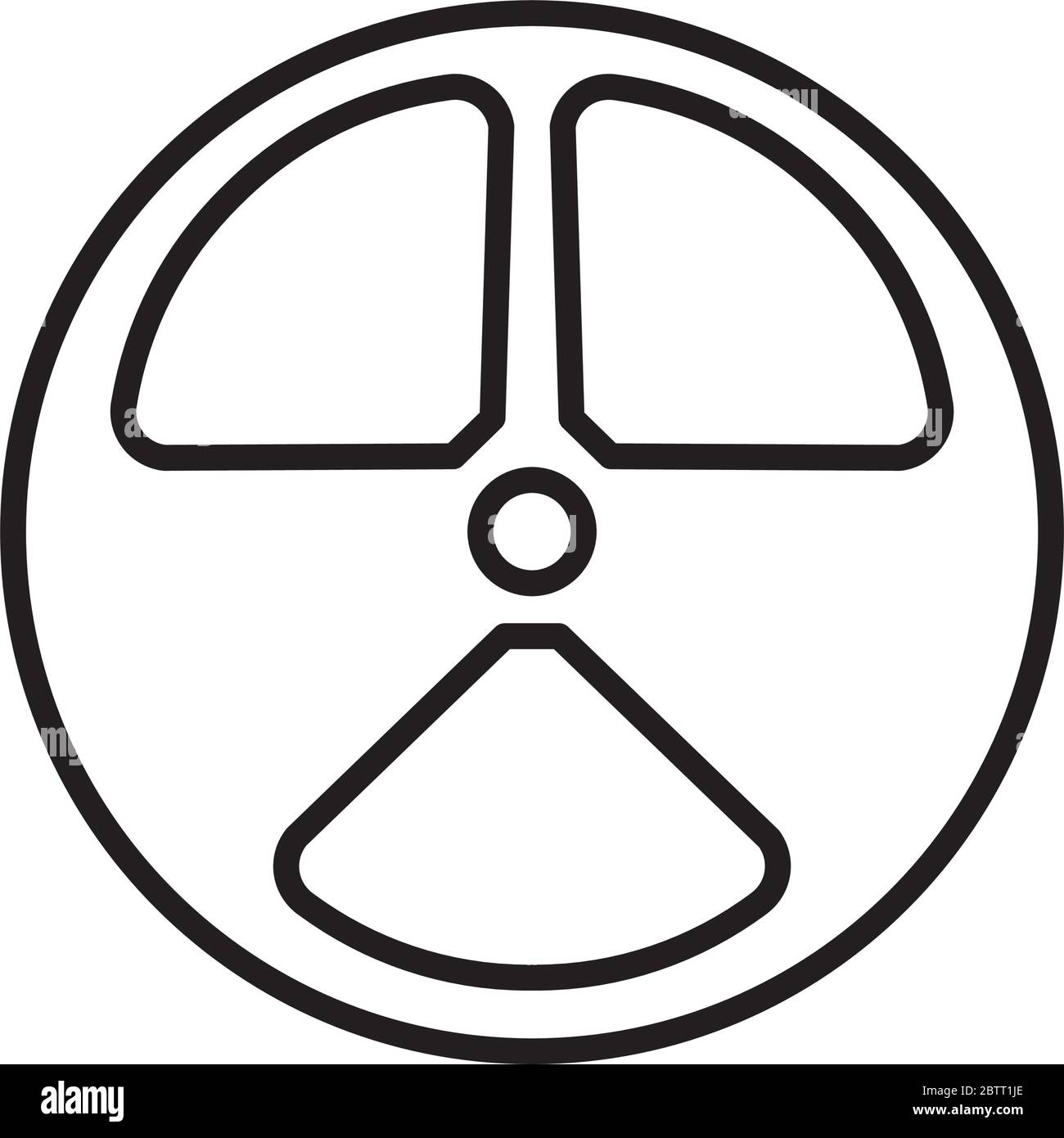 Nuclear Radiation Hazard Symbol Black and White Stock Photos & Images ...