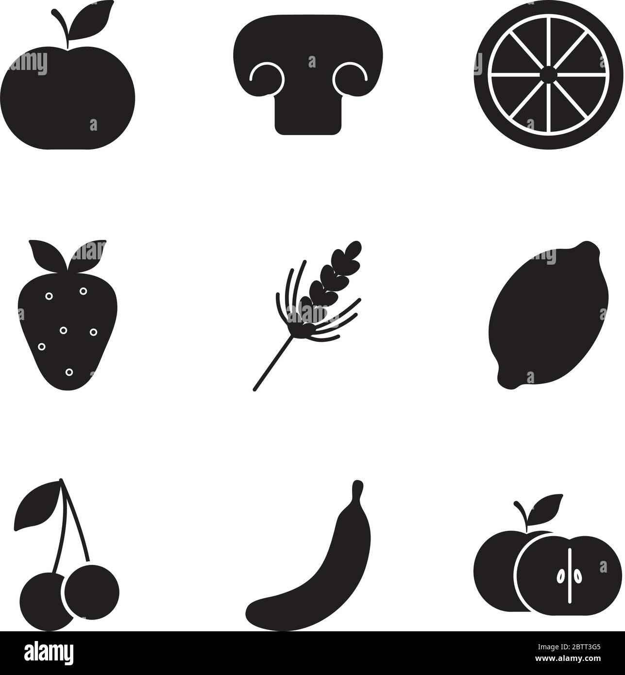 Healthy Food Silhouette