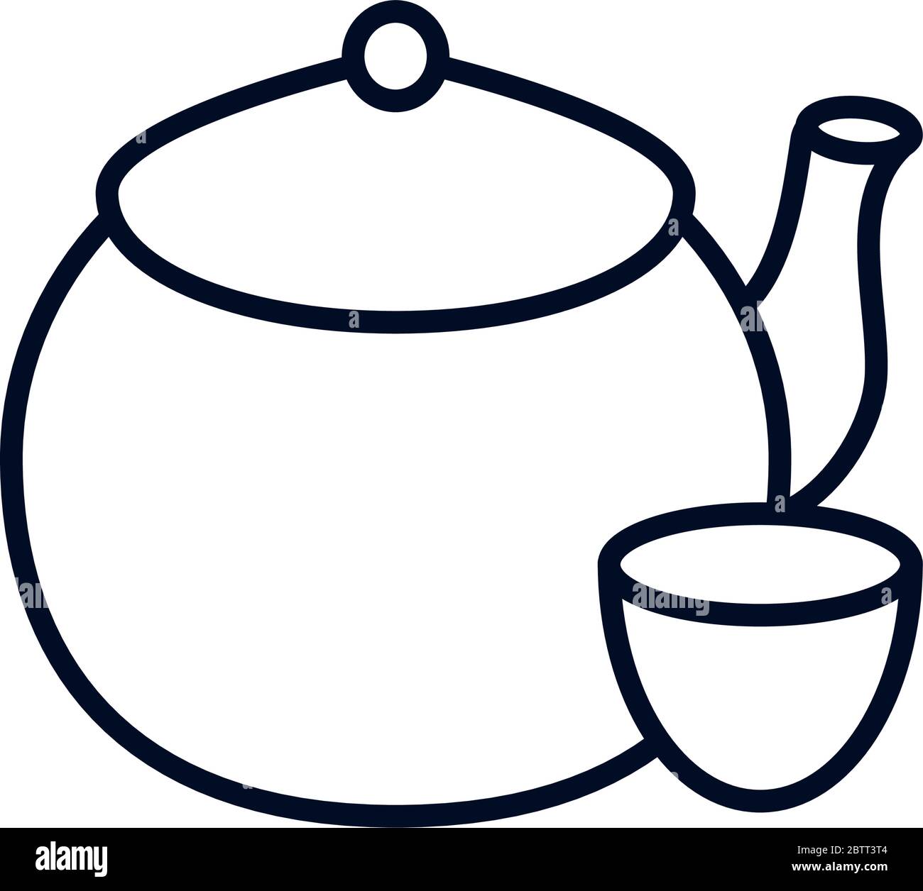 japanese teapot culture utensil icon vector illustration design Stock ...
