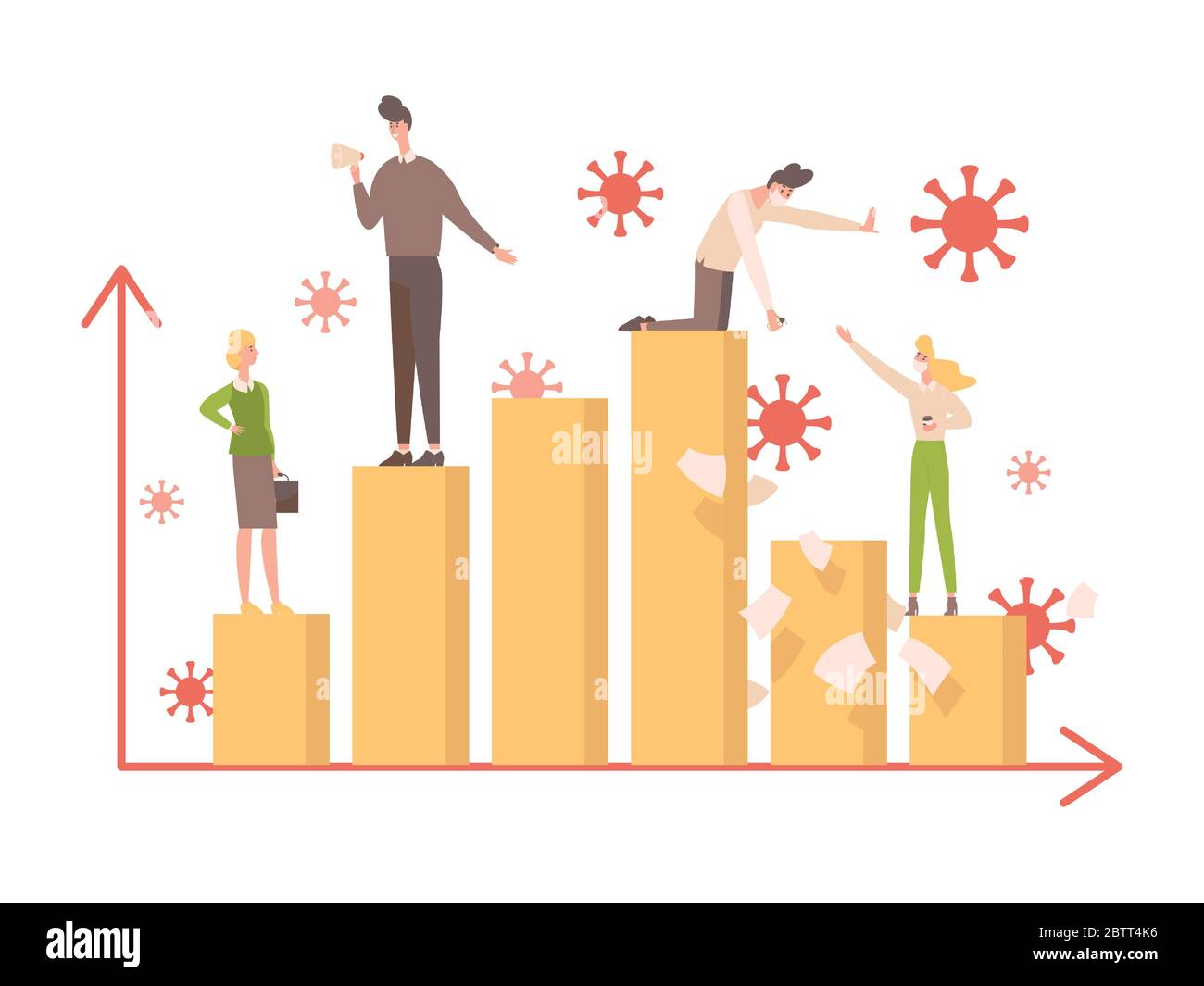 Sick economy Stock Vector Images - Alamy