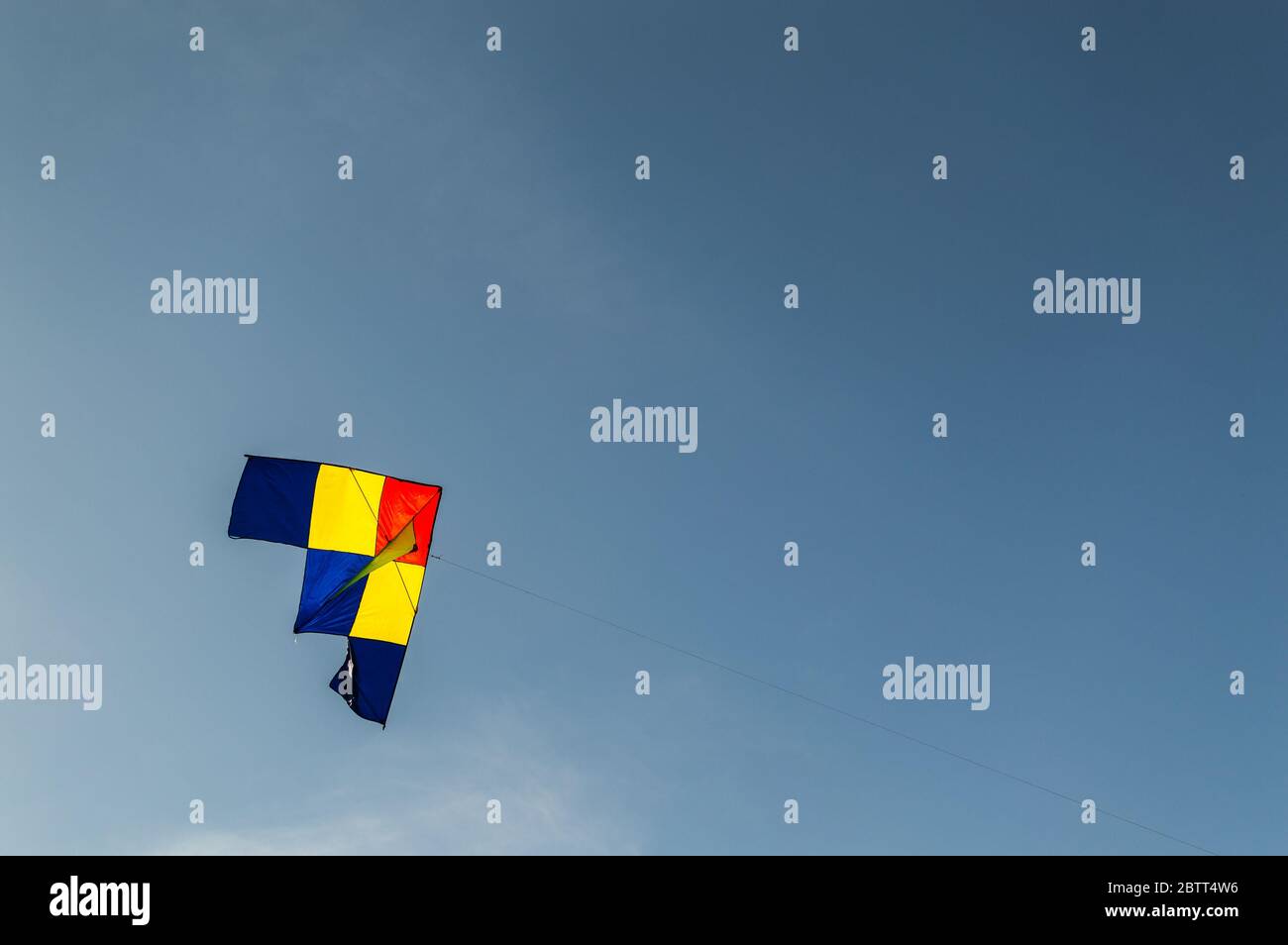 Colorful silk kite flying in Beijing, capital of China Stock Photo - Alamy