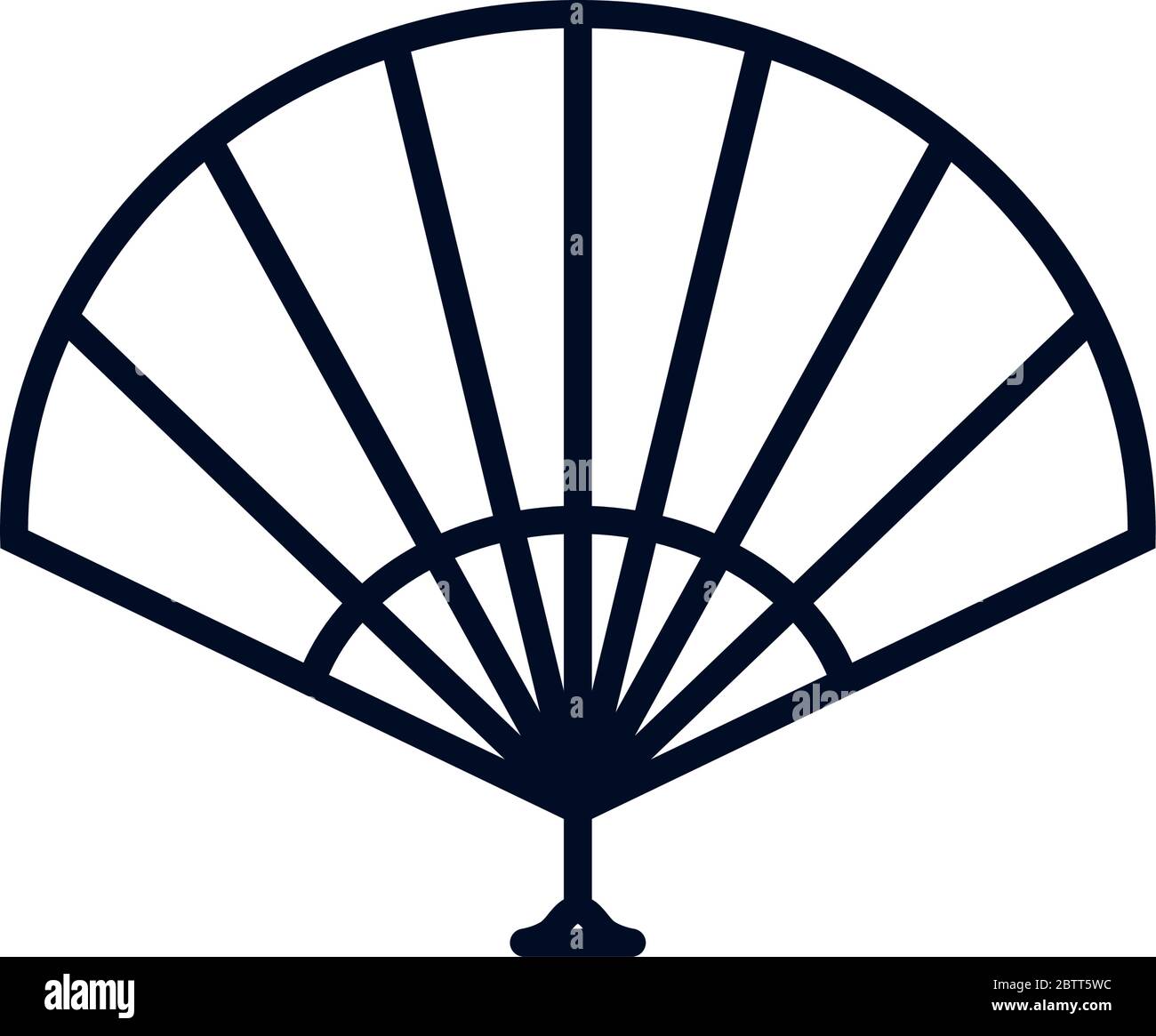 japanese traditional fan isolated icon vector illustration design Stock ...
