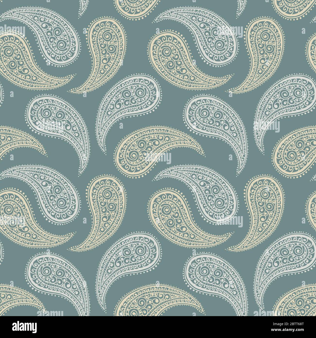 Vintage paisley illustration Stock Vector Images - Alamy