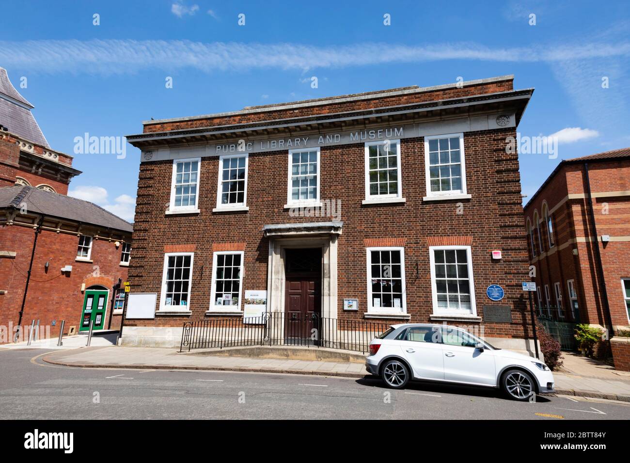 The old public library and museum, St peters Hill, Grantham ...