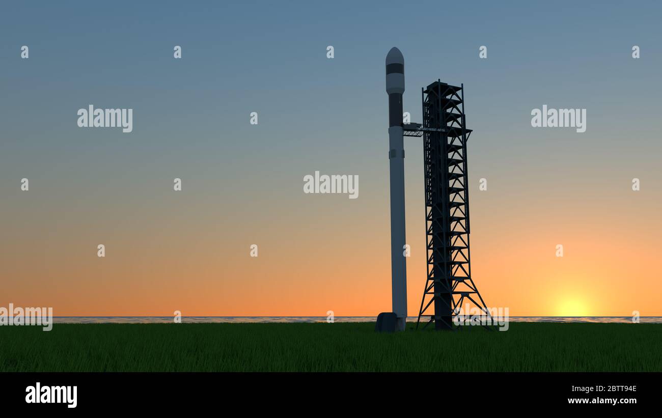 Space Rocket Missile Launch 3d image. Elements of this image are ...