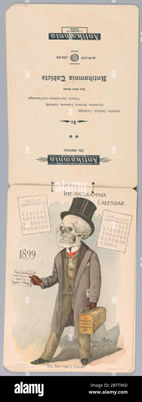 The Antikamnia Calendar July and August 1899 The Doctors Enemy ...