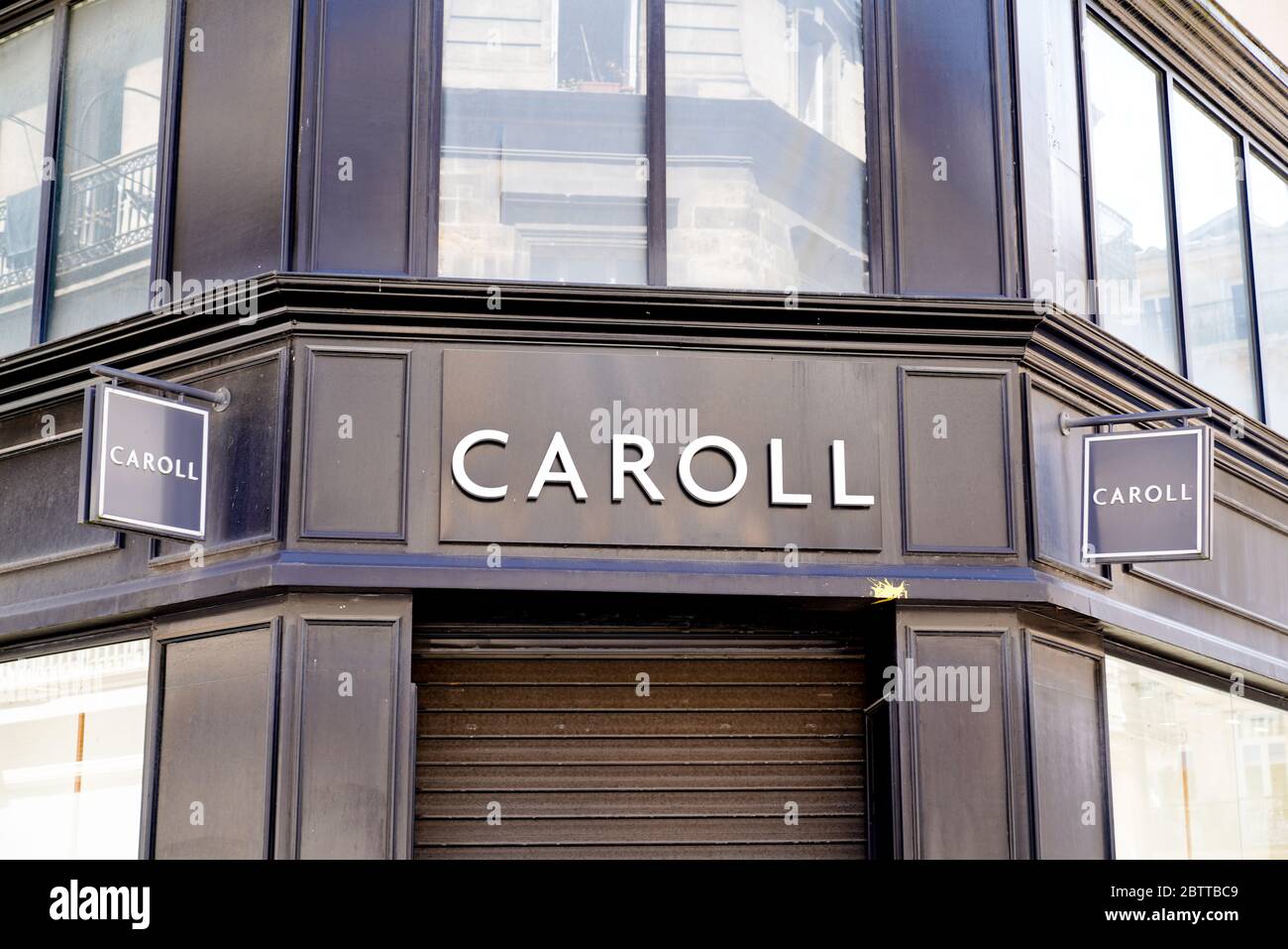 Bordeaux , Aquitaine / France - 05 05 2020 : caroll shop sign and logo ...