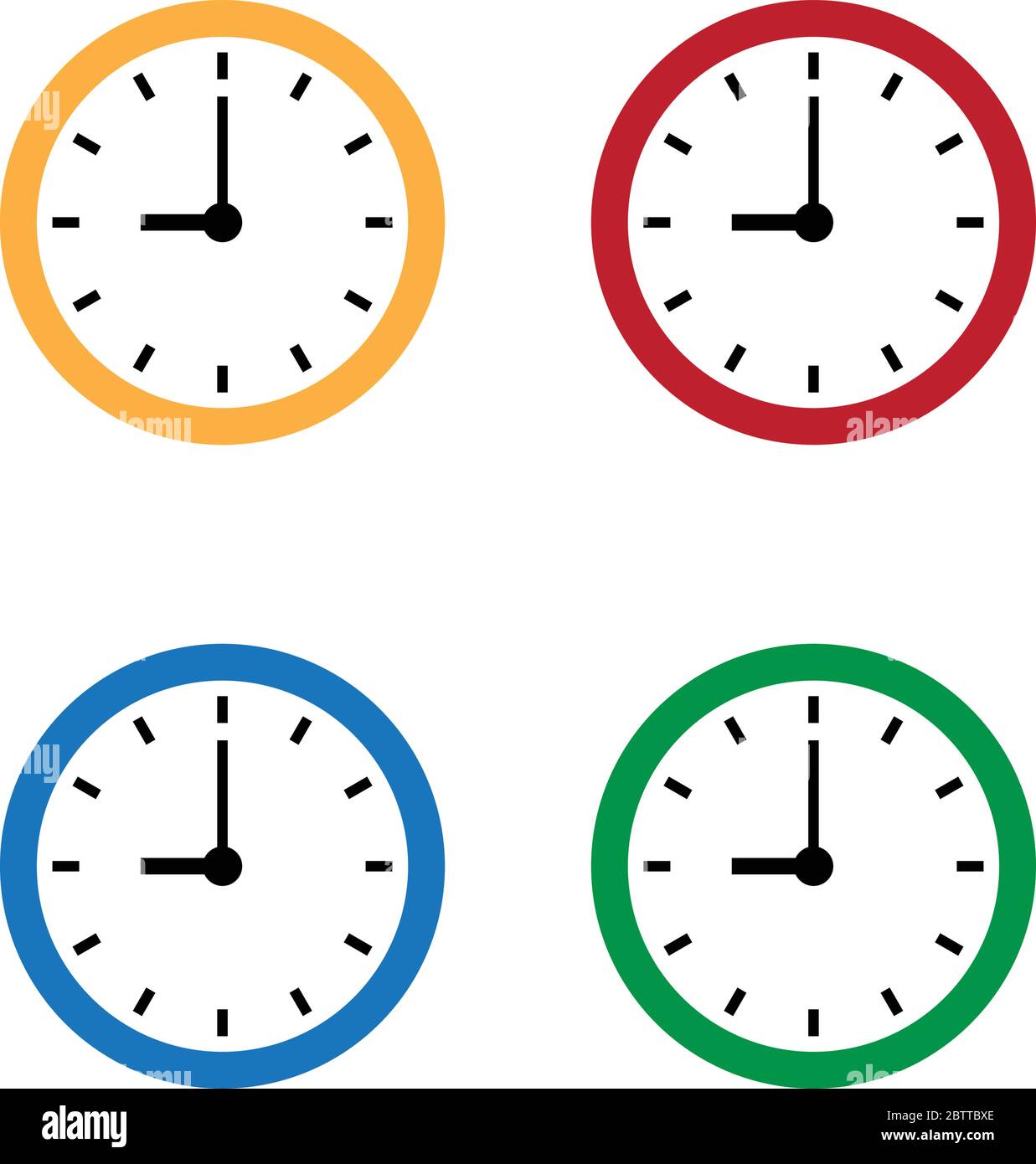 wall clock icon. time icon Stock Vector Image & Art - Alamy