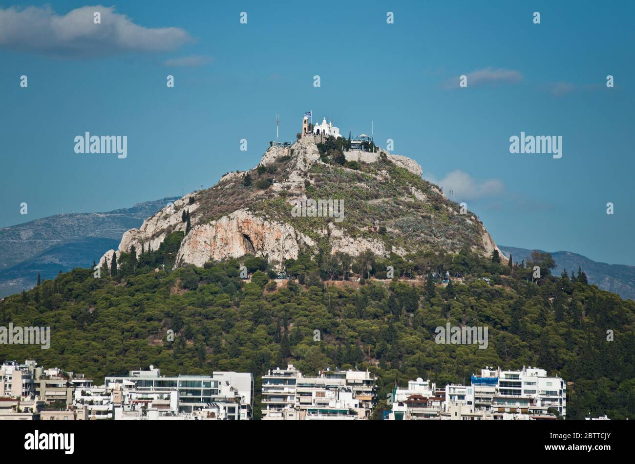 Lycabettus mount hi-res stock photography and images - Alamy