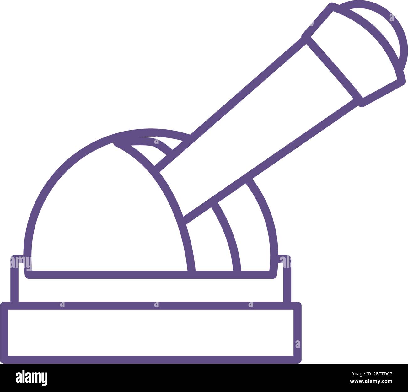 space observatory telescopic isolated icon Stock Vector Image & Art - Alamy