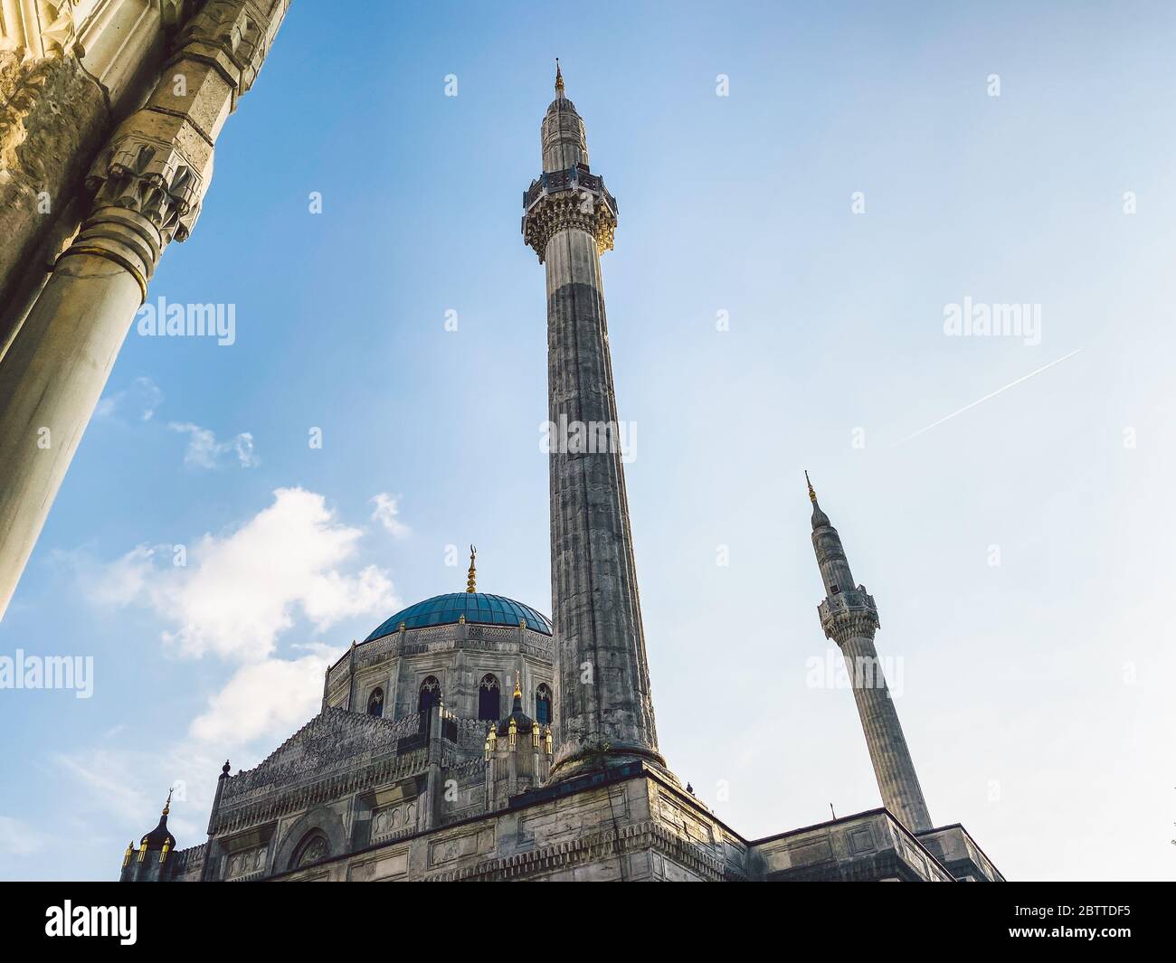 Pertevniyal Valide Sultan Mosque, Istanbul, Turkey October 26, 2019 ...