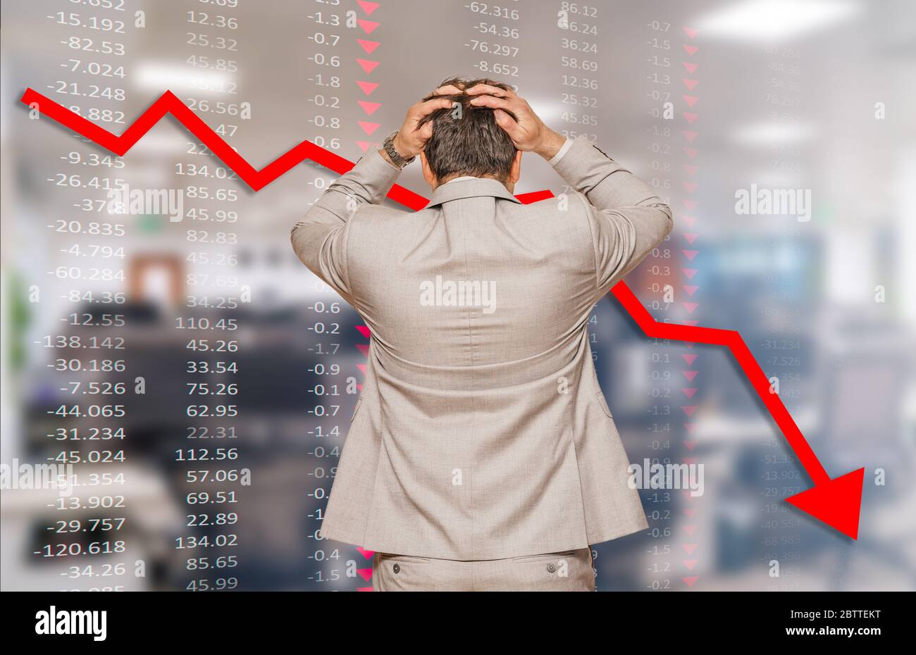 Businessman pulling falling hi-res stock photography and images - Alamy