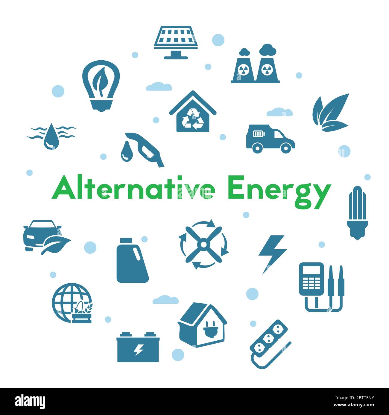 Alternative energy sources icons Stock Vector Image & Art - Alamy