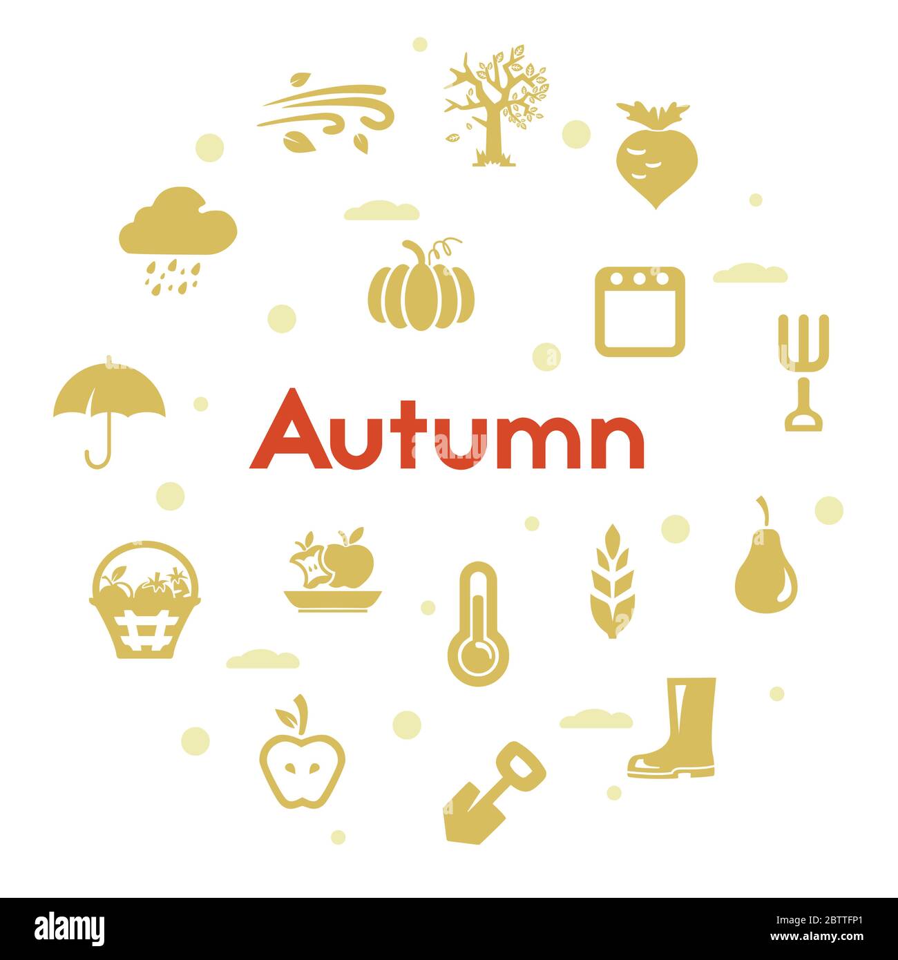 autumn icon set Stock Vector Image & Art - Alamy