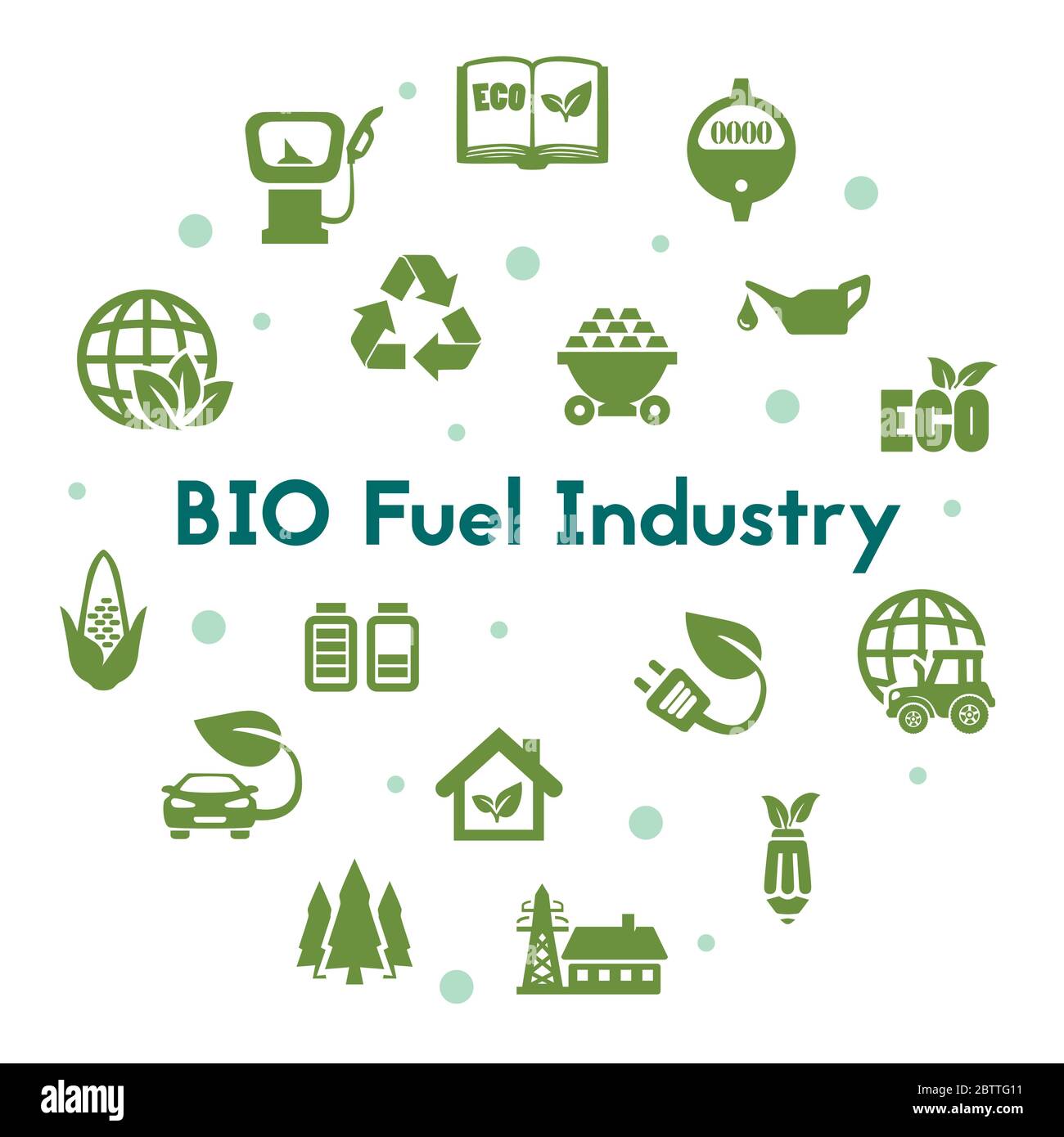 BIO Fuel Industry Icons Stock Vector Image & Art - Alamy
