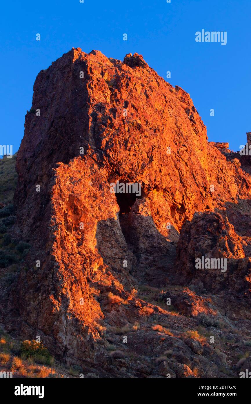 Canyon outcrop along Pike Creek Trail, East Steens Tour Route, Burns ...