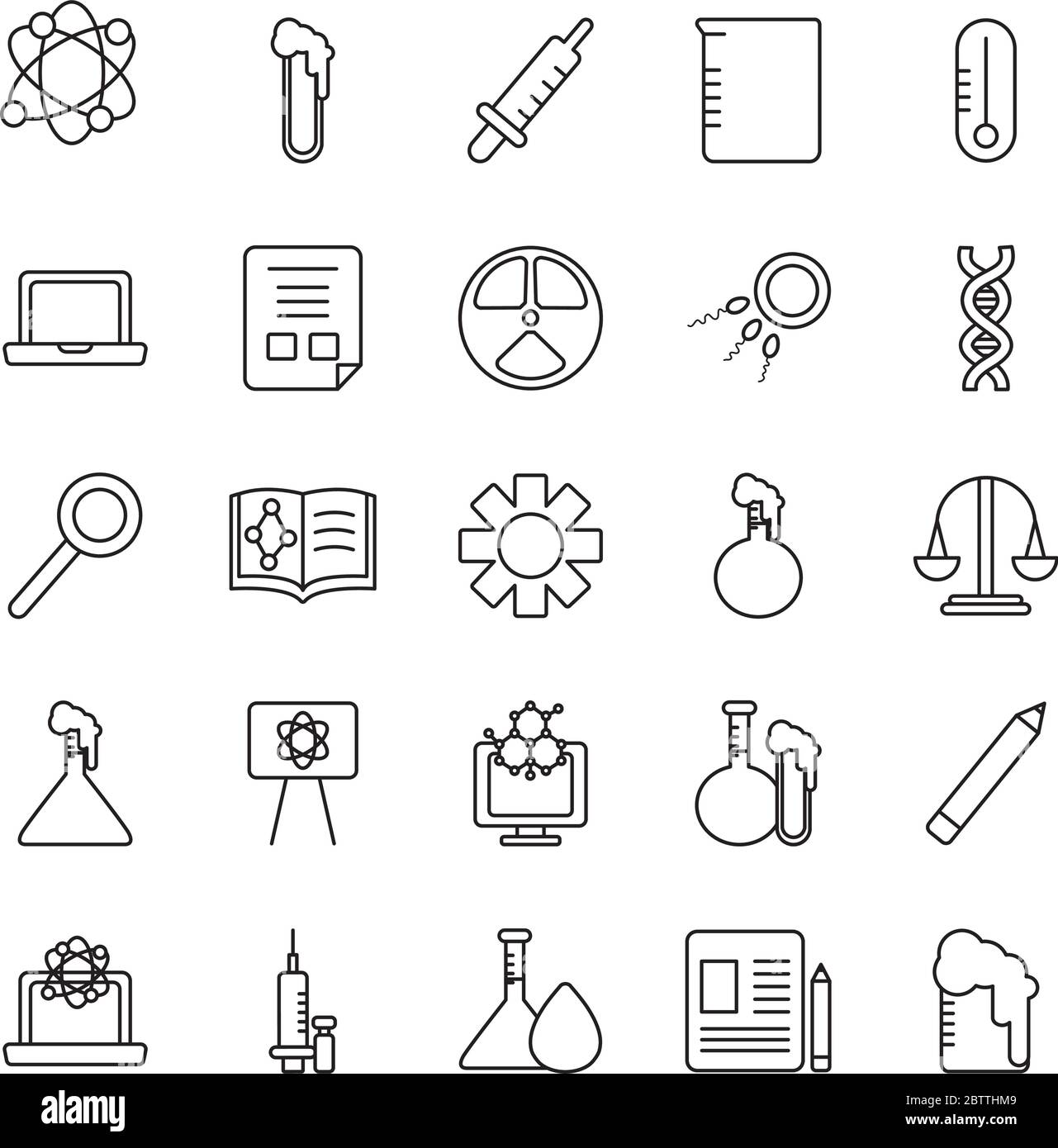 Biochemistry Lab Stock Vector Images - Alamy