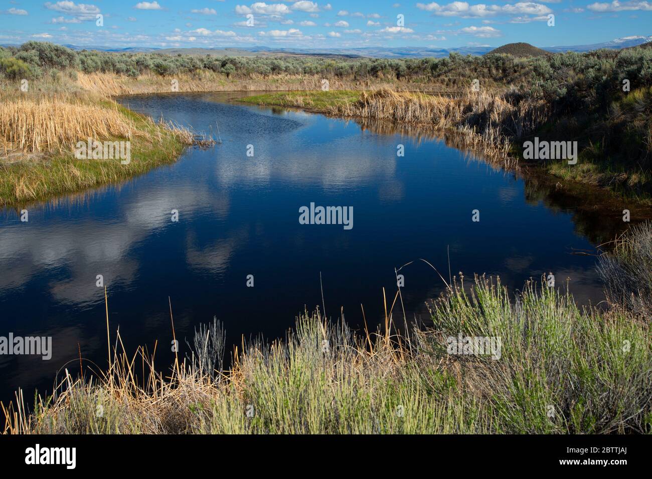 Donner und Blitzen River, Malheur National Wildlife Refuge, Oregon ...