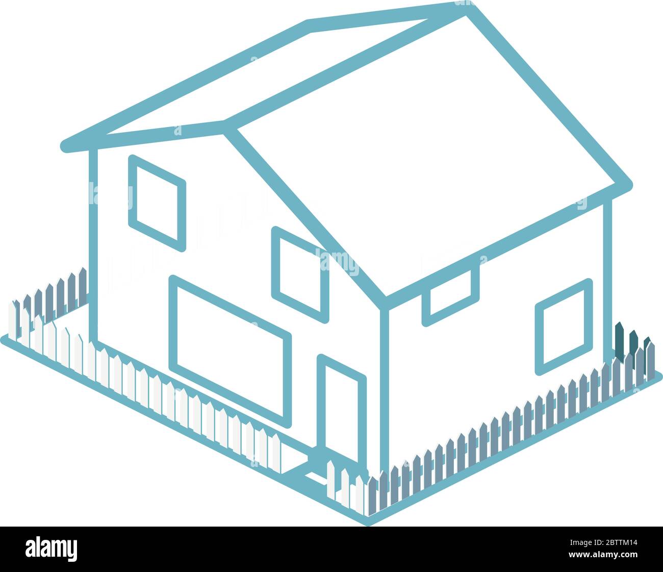 Isometric house hi-res stock photography and images - Alamy