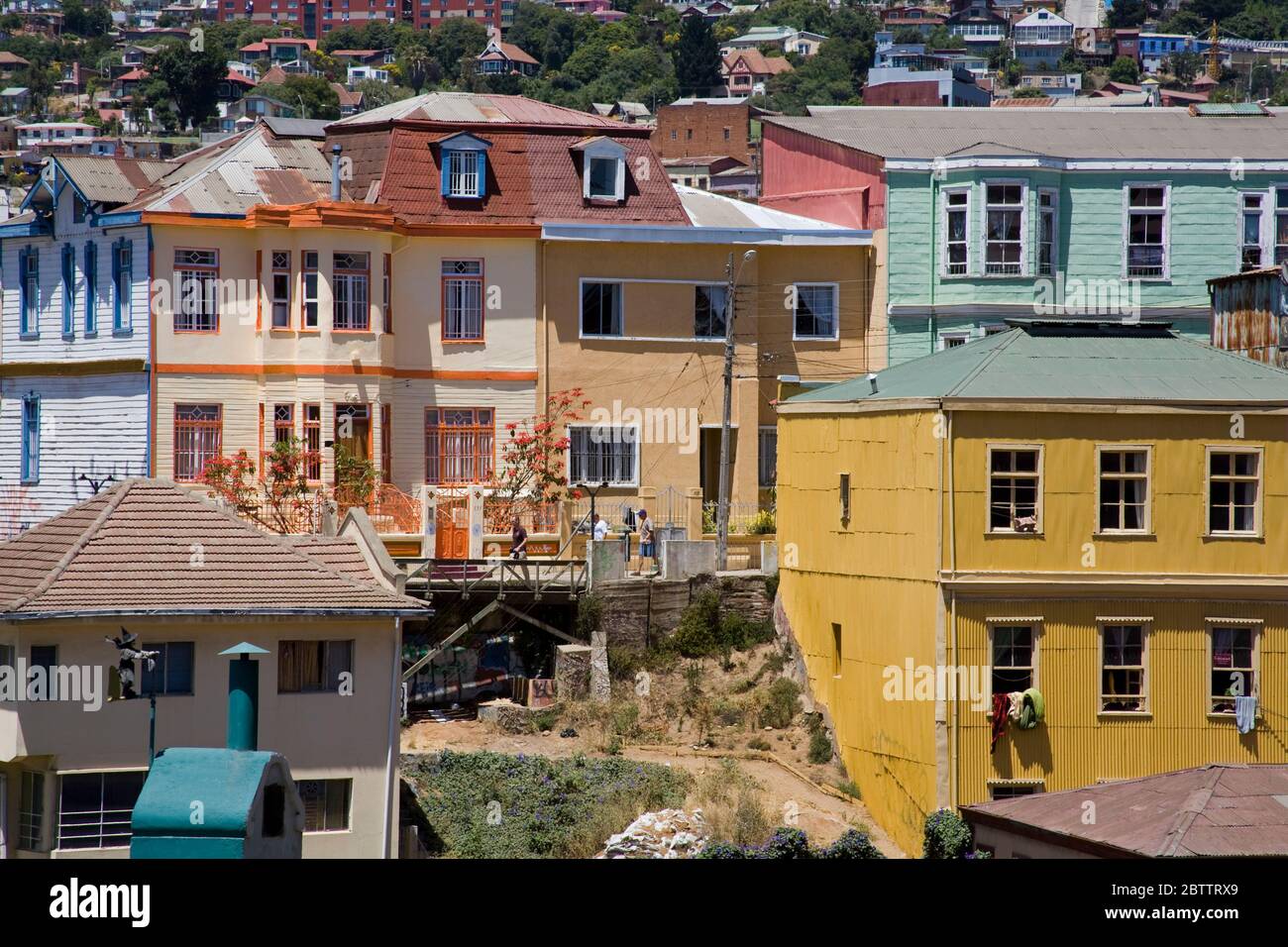 Cerro Concepcion, UNESCO World Heritage Site in Valparaiso, Chile ...