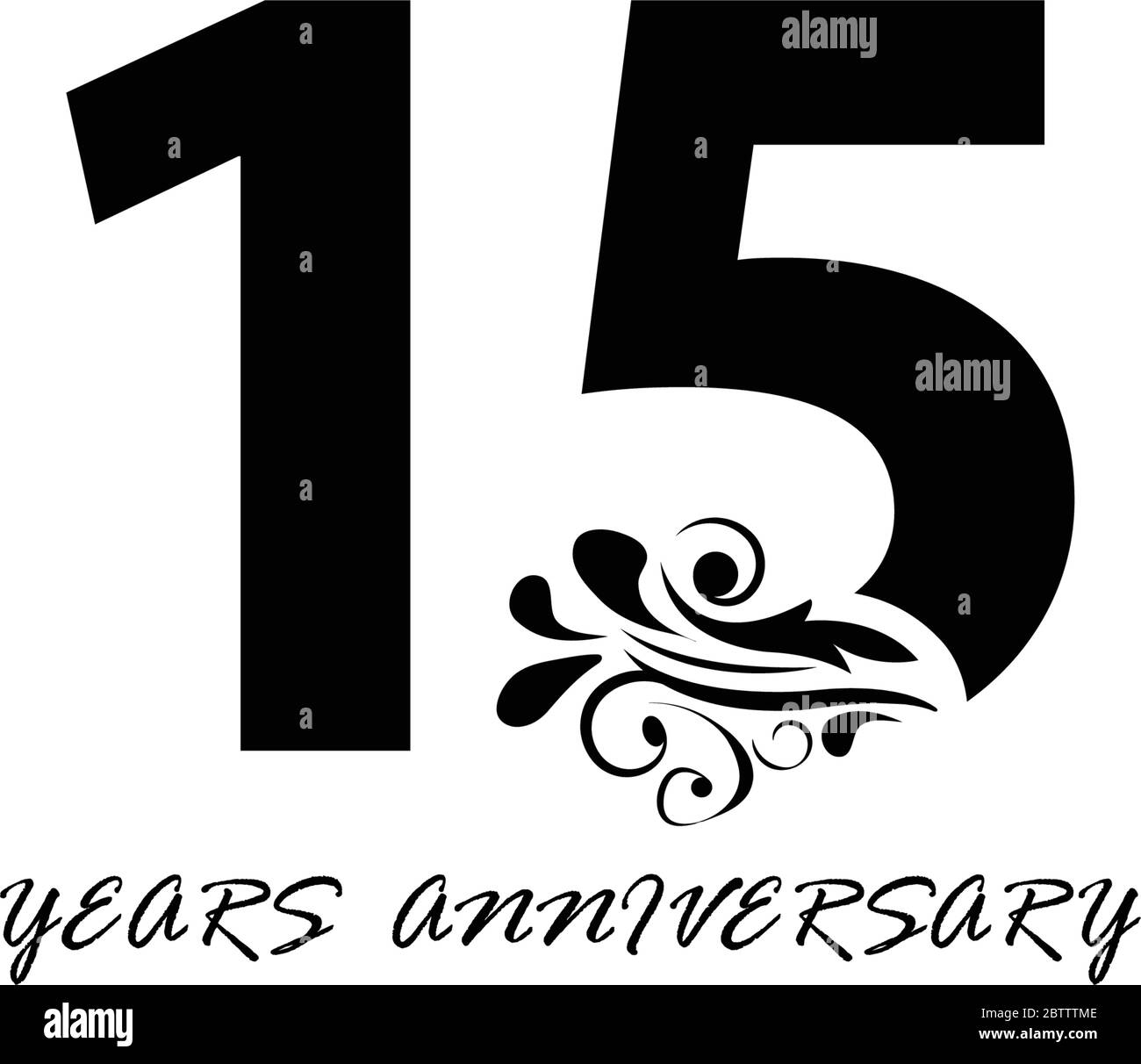 15 years anniversary logo Cut Out Stock Images & Pictures - Alamy