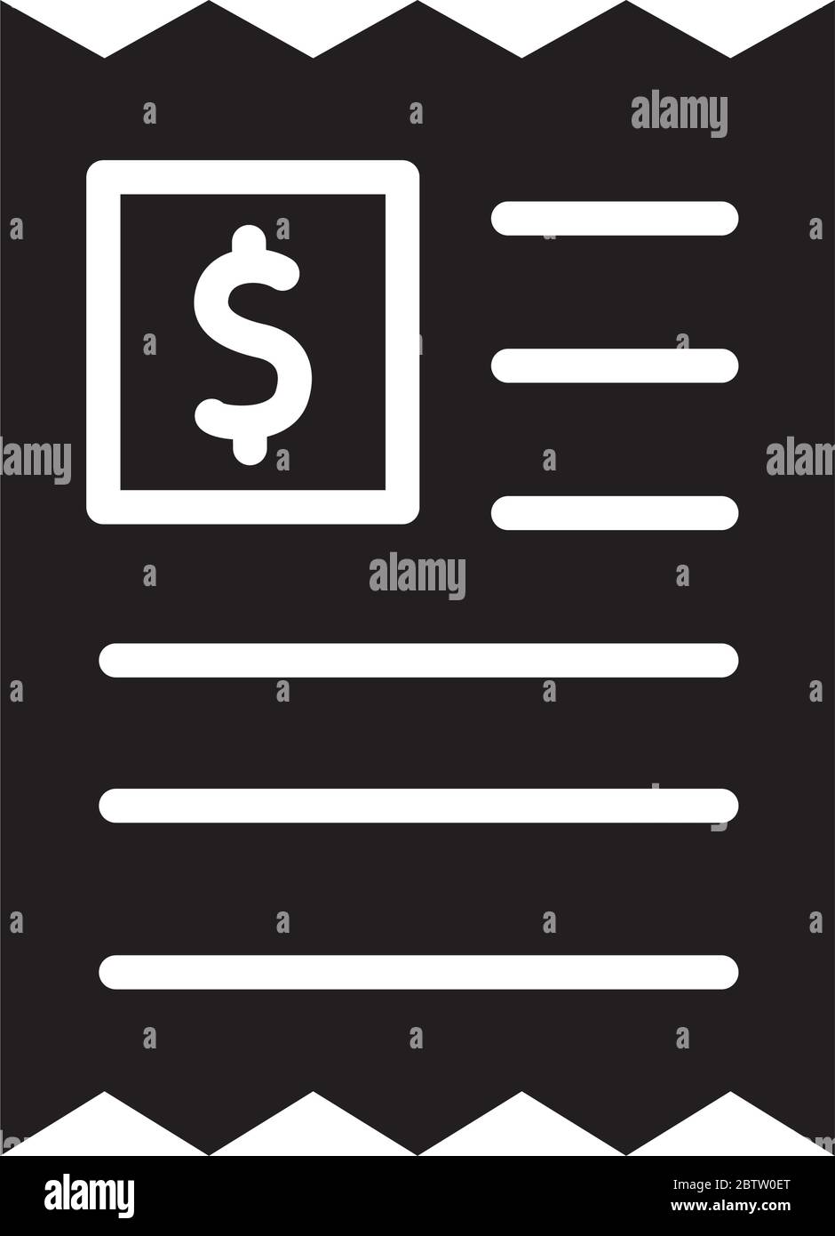 payment ticket icon over white background, silhouette style, vector ...