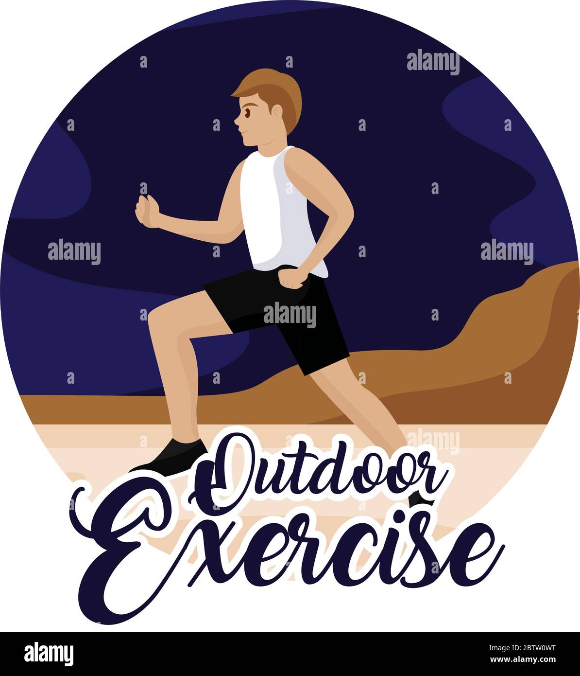 Outdoor exercise poster Stock Vector Image & Art - Alamy