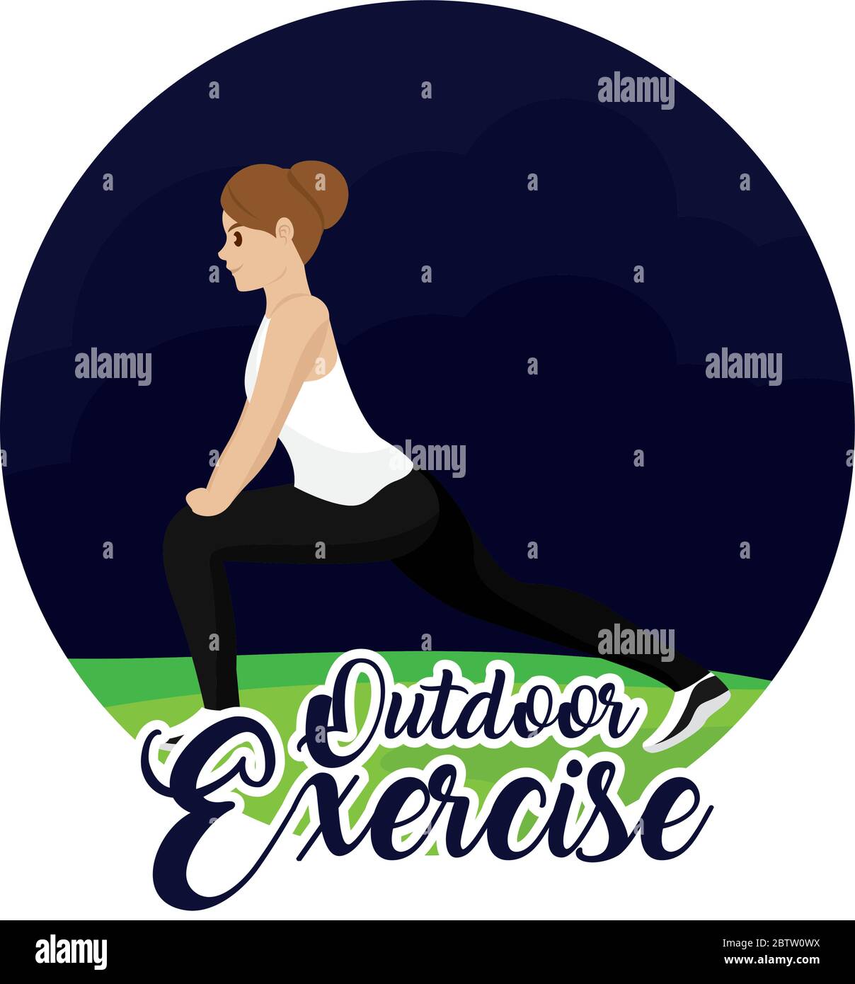 Outdoor exercise poster Stock Vector Image & Art - Alamy