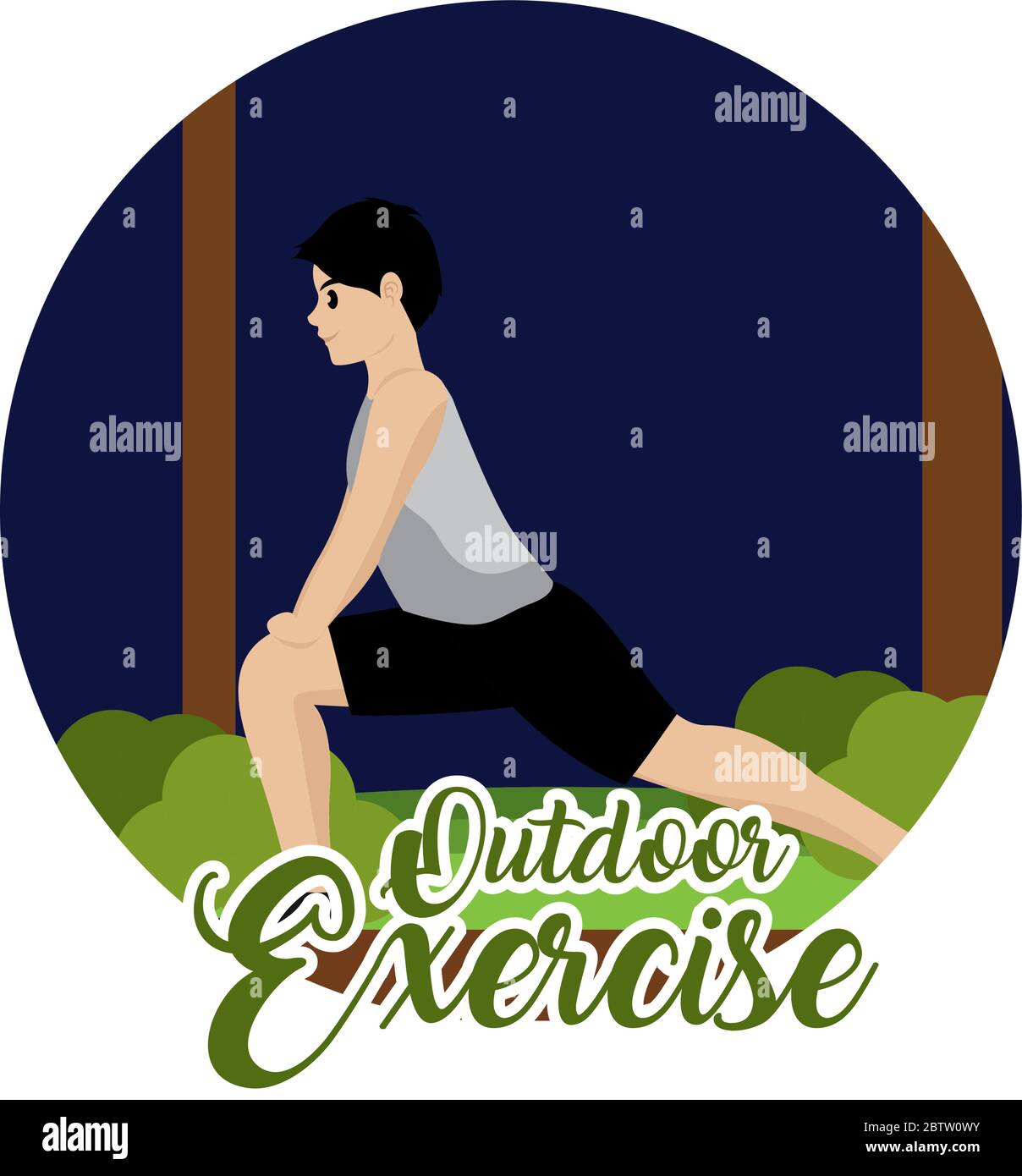Outdoor exercise poster Stock Vector Image & Art - Alamy