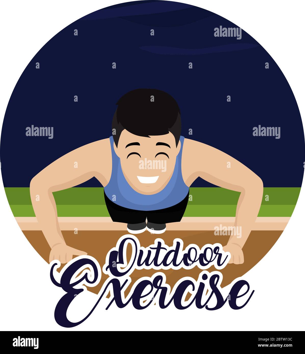 Outdoor exercise poster Stock Vector Image & Art - Alamy