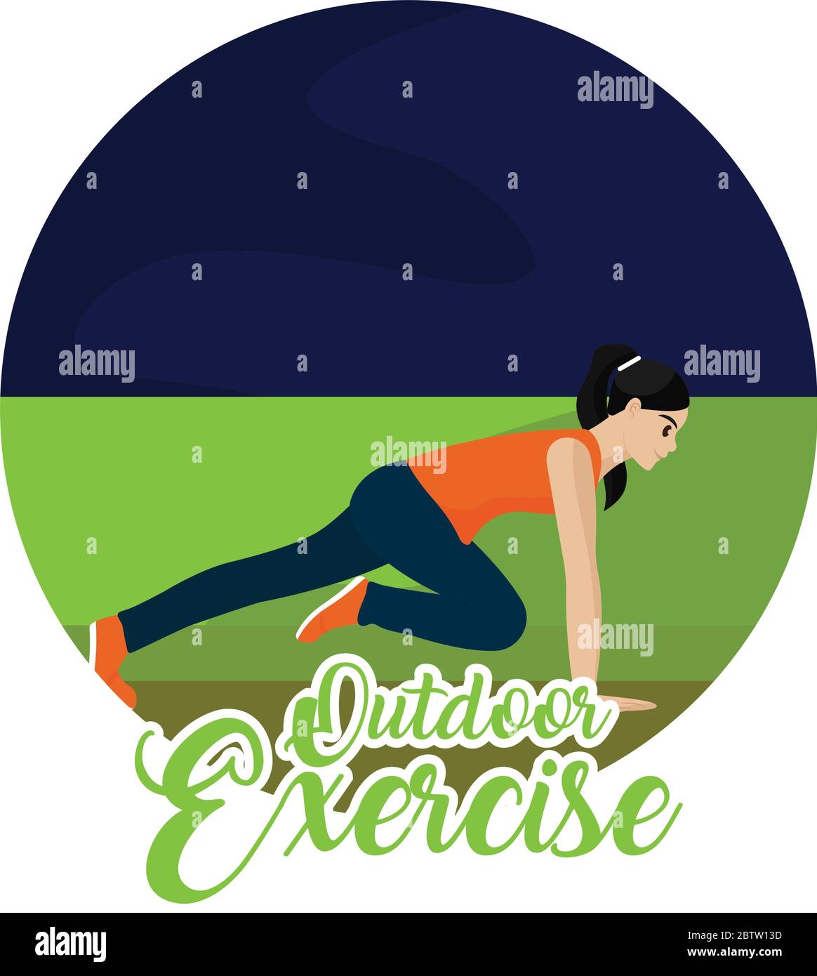 Outdoor exercise poster Stock Vector Image & Art - Alamy