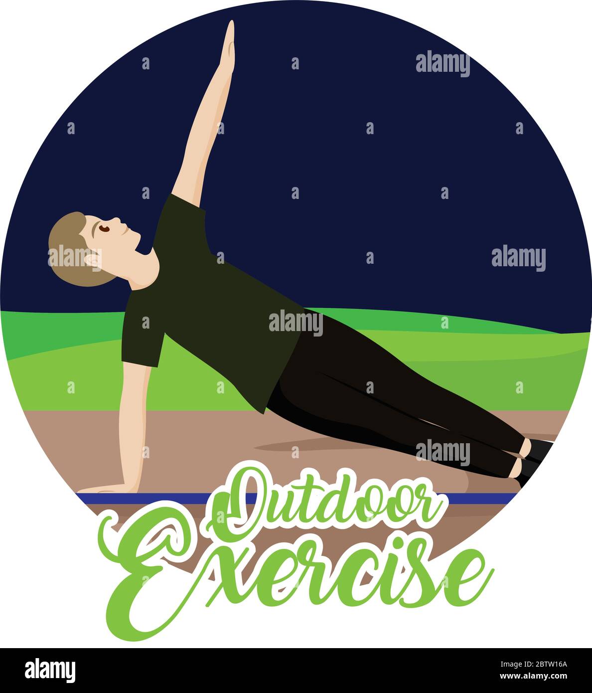 Outdoor exercise poster Stock Vector Image & Art - Alamy