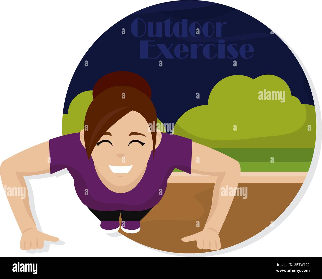 Outdoor exercise poster Stock Vector Image & Art - Alamy
