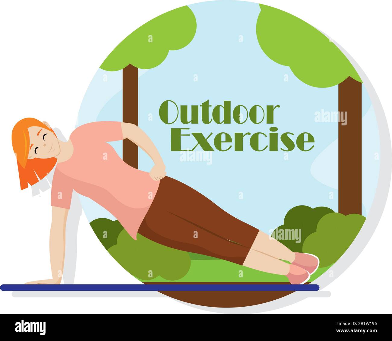 Outdoor exercise poster Stock Vector Image & Art - Alamy