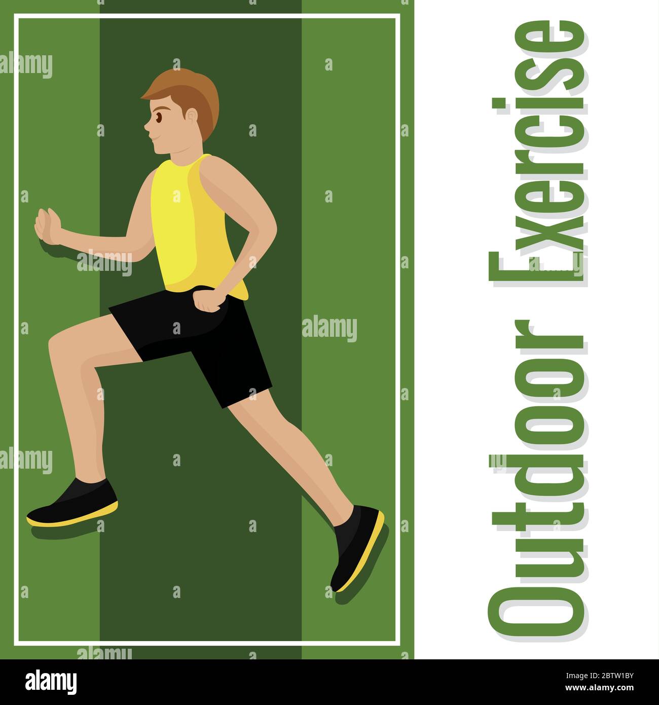 Outdoor exercise poster Stock Vector Image & Art - Alamy
