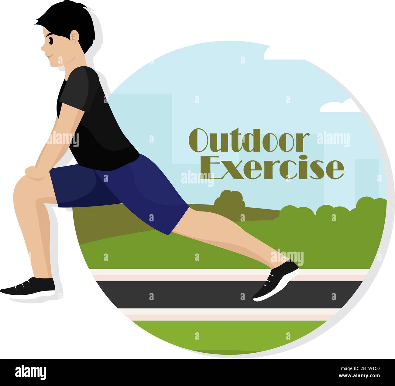 Outdoor exercise poster Stock Vector Image & Art - Alamy
