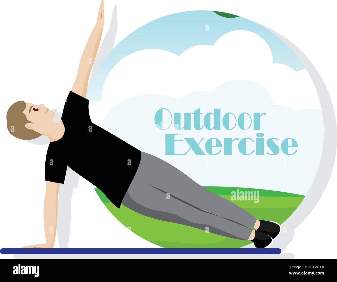 Outdoor exercise poster Stock Vector Image & Art - Alamy