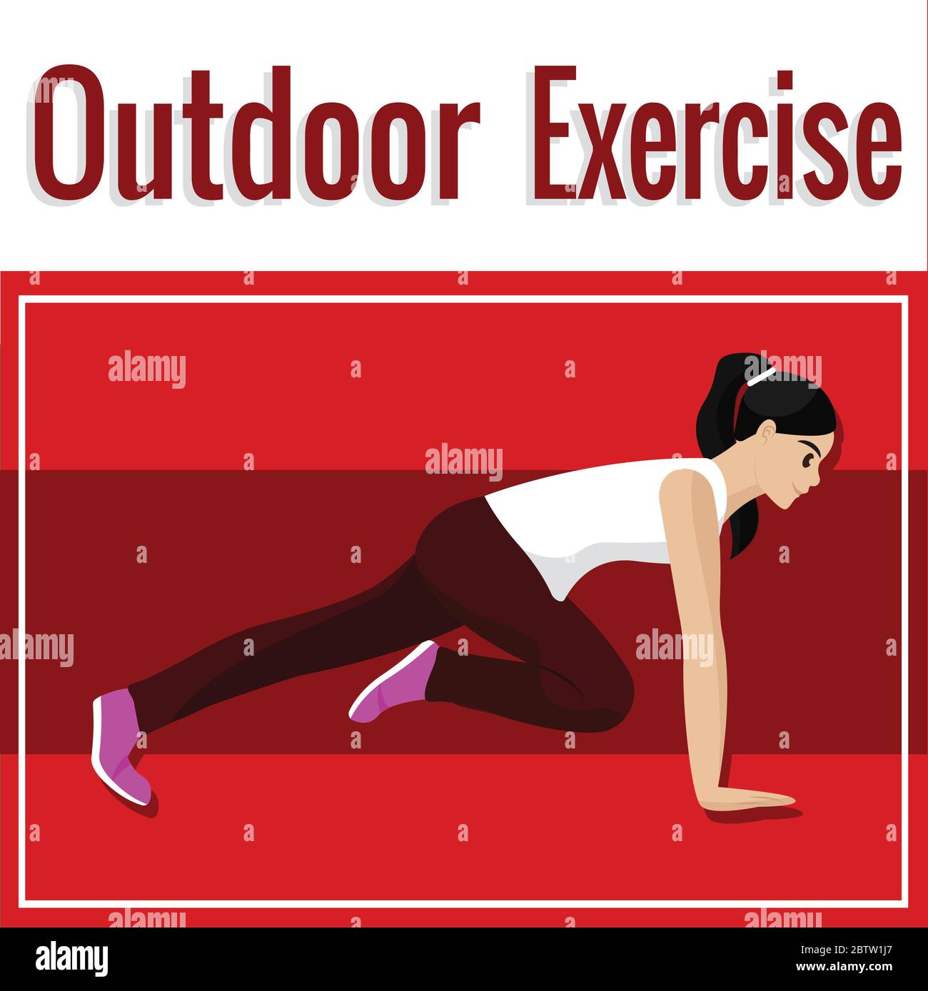 Outdoor exercise poster Stock Vector Image & Art - Alamy