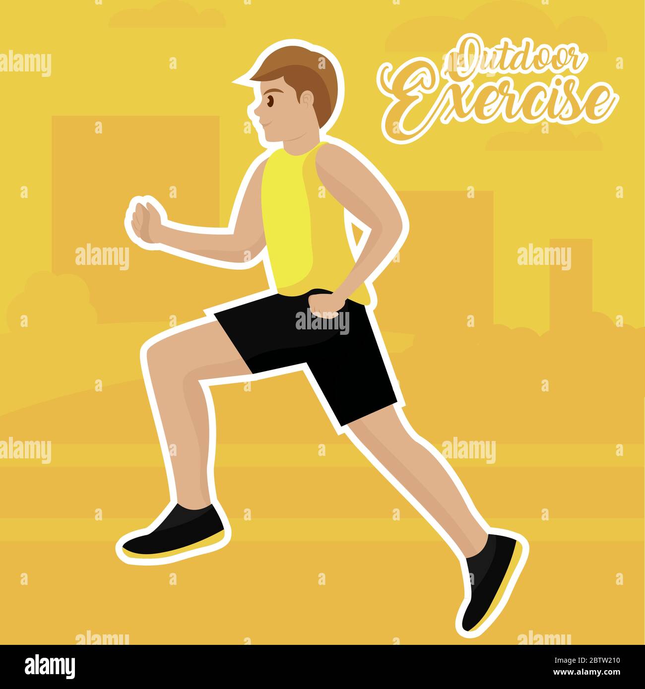 Outdoor exercise poster Stock Vector Image & Art - Alamy