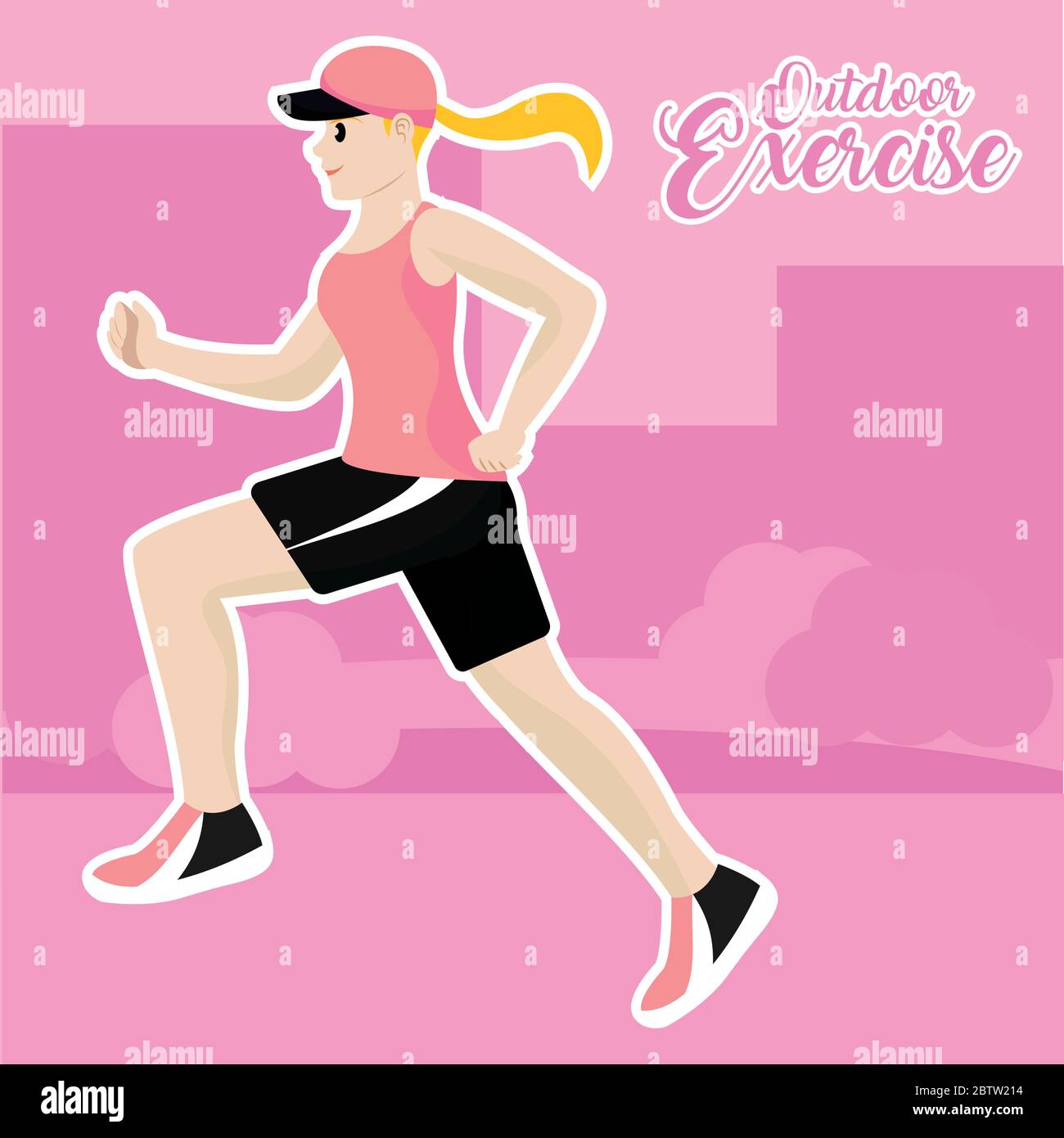 Outdoor exercise poster Stock Vector Image & Art - Alamy