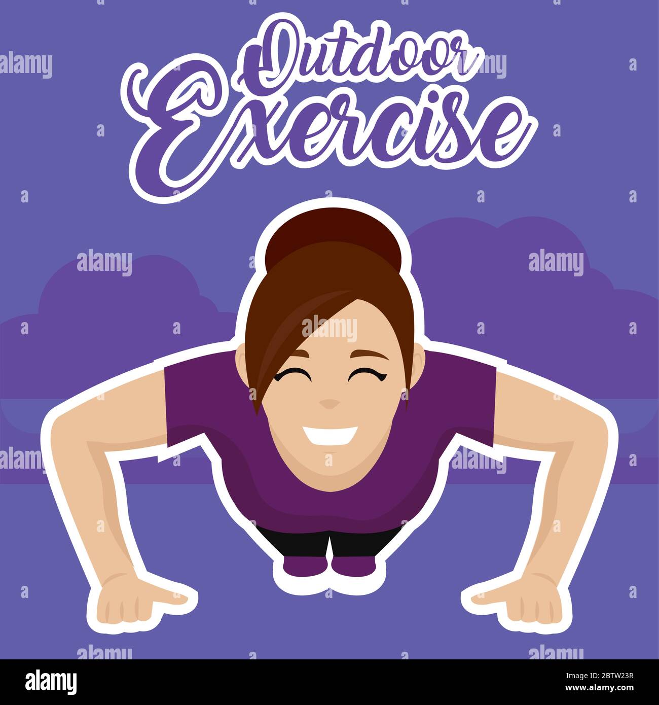 Outdoor exercise poster Stock Vector Image & Art - Alamy