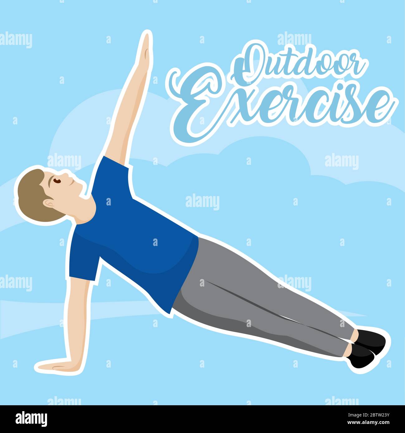 Outdoor exercise poster Stock Vector Image & Art - Alamy