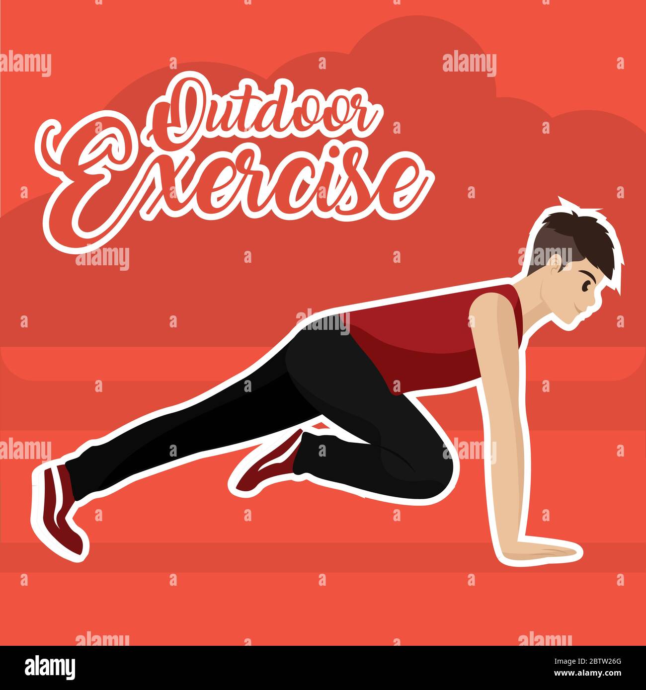 Outdoor exercise poster Stock Vector Image & Art - Alamy