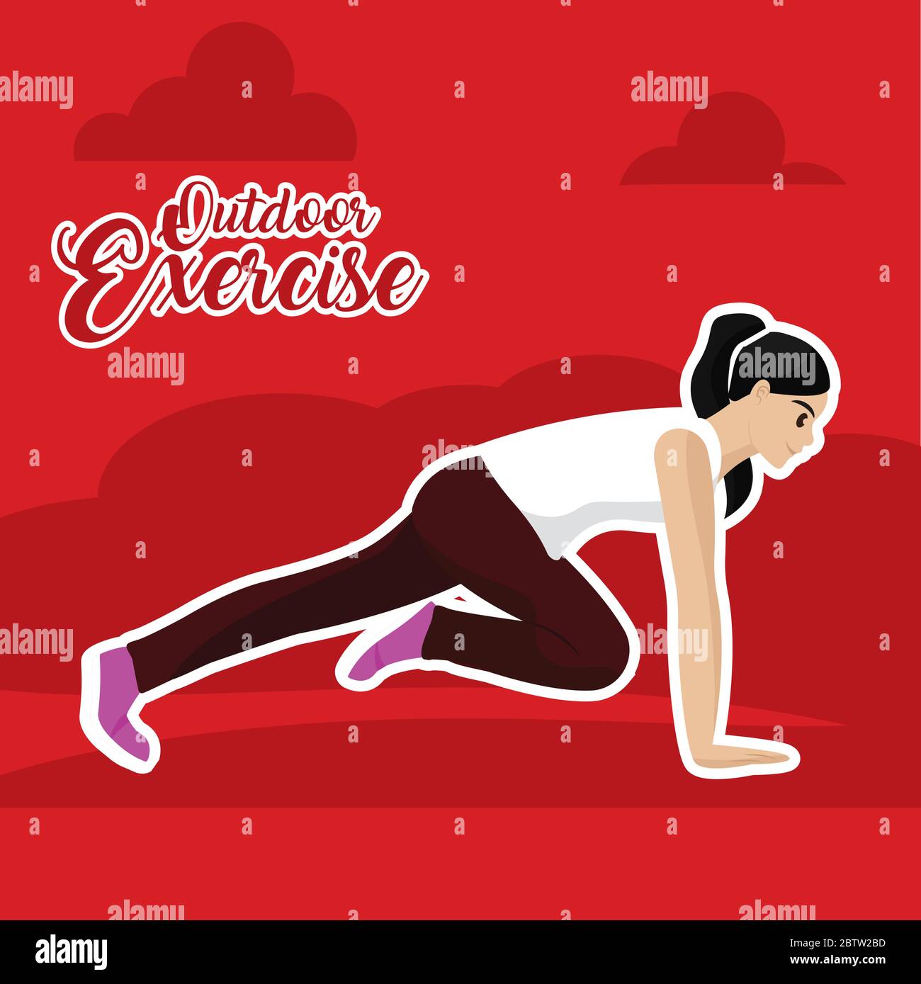 Outdoor exercise poster Stock Vector Image & Art - Alamy