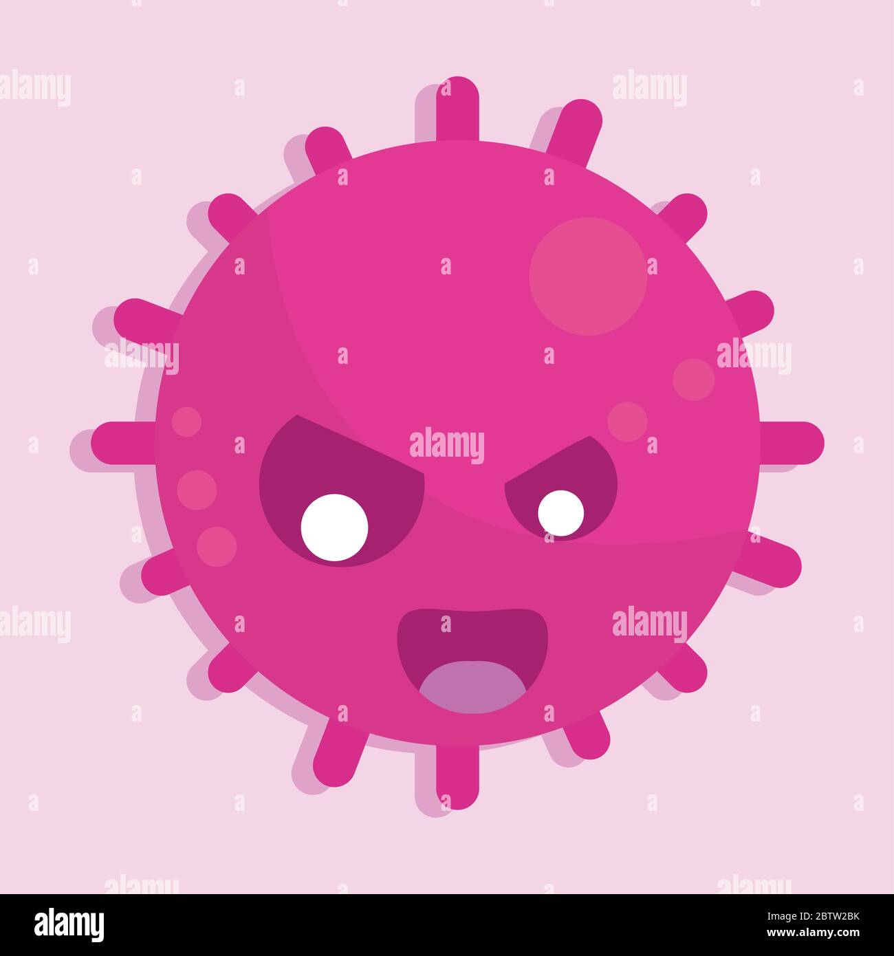 Evil virus cartoon Stock Vector Image & Art - Alamy