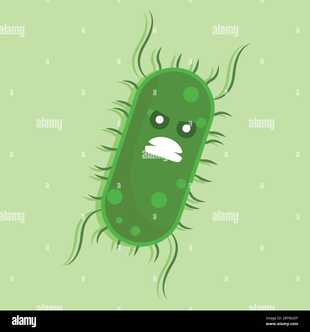 Evil virus cartoon Stock Vector Image & Art - Alamy