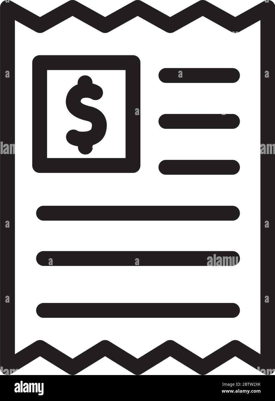 Icono De Billete Vector