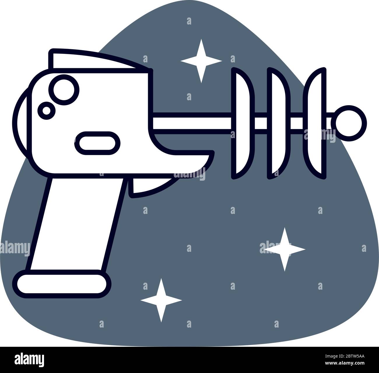 Toy gun flag Stock Vector Images - Alamy