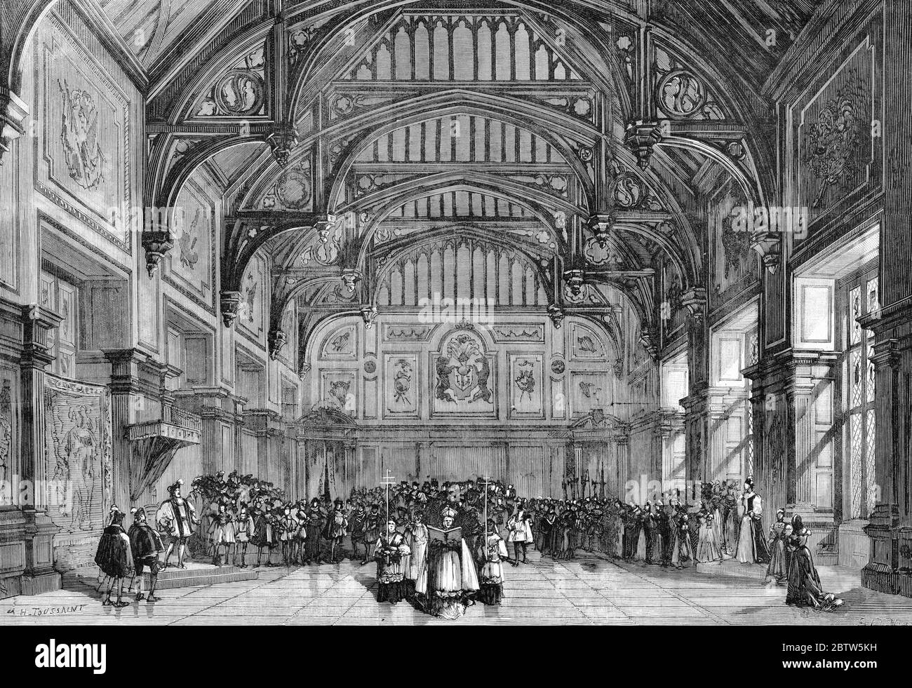 Henry Henry VIII by Camille Saint-Saëns, original production at the ...