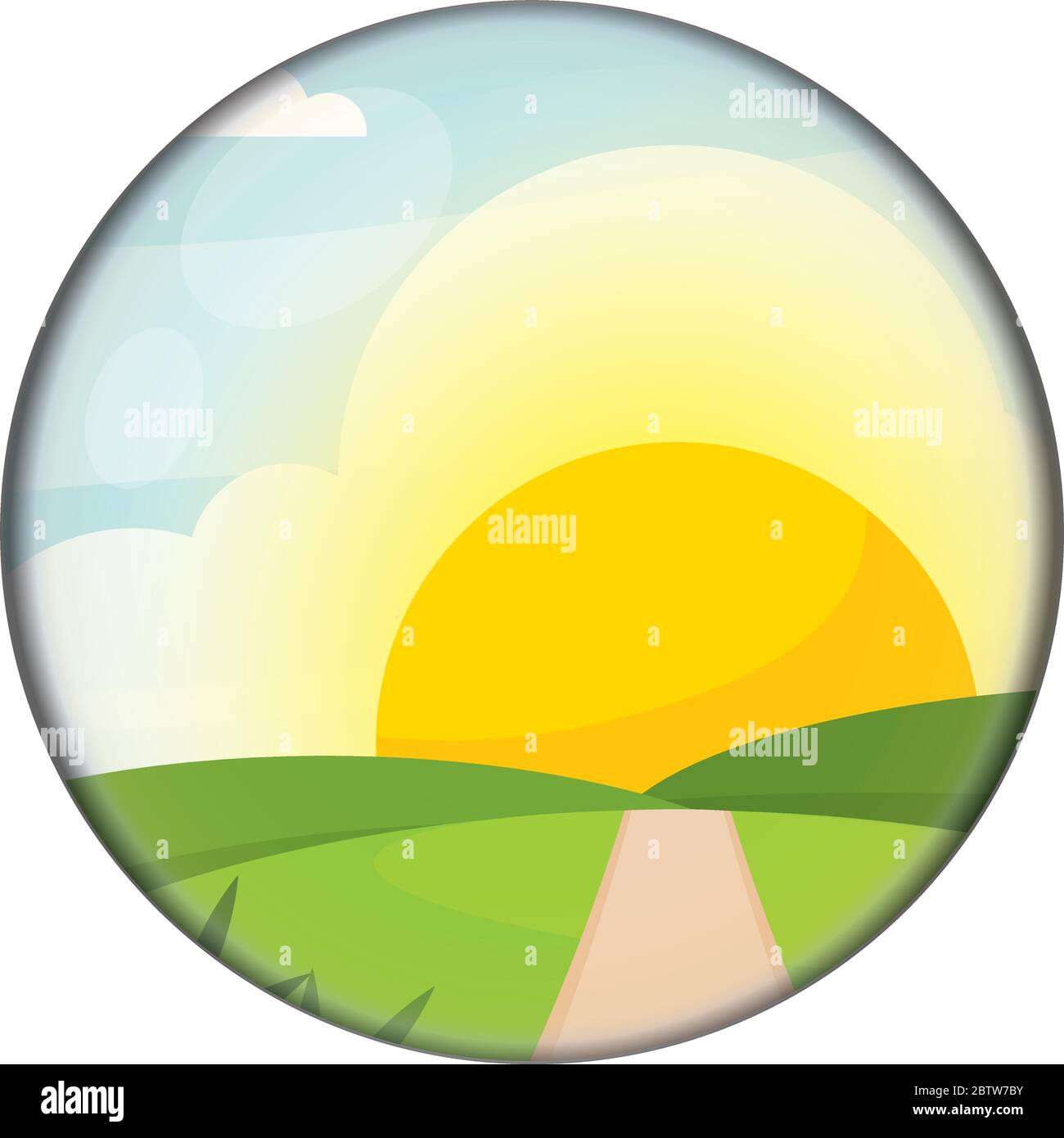 Beautiful spring poster Stock Vector Images - Alamy